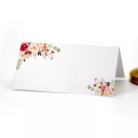 Marque place floral par 10