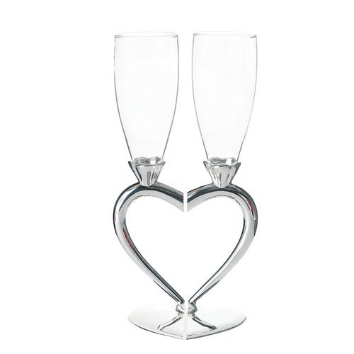 Flûtes à champagne amour